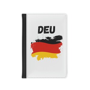 DEU German Flag Passport Holder, Germany Passport Cover, German ...