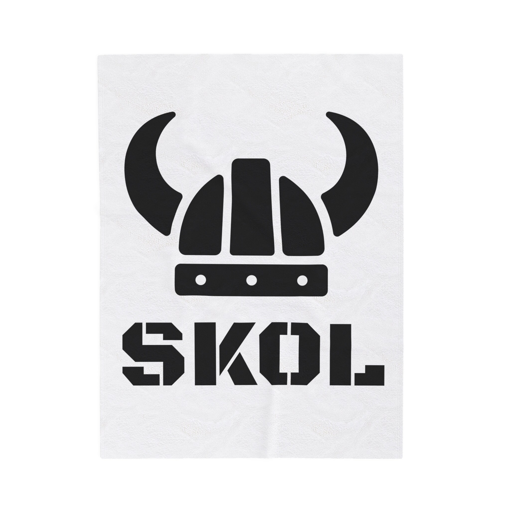 Viking Helmet Skol Blanket, Norse Decor, Viking Throw Blanket, Nordic ...