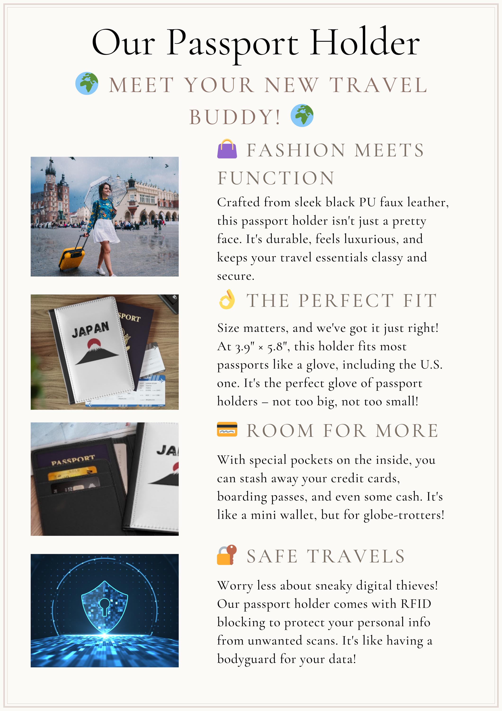 Black and Gold Romania Map Passport Holder, Romanian Passport Wallet ...