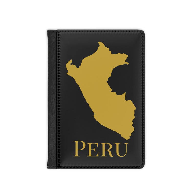 Peruvian Passport Cover, Peru Map Passport Holder, Peru Travel Wallet ...