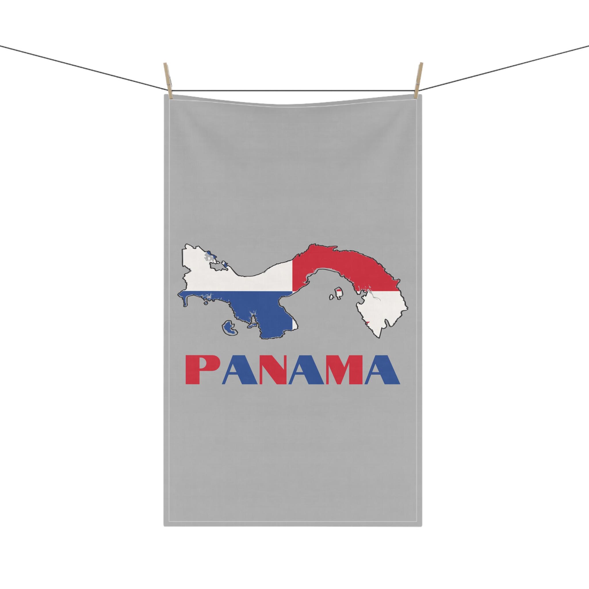 Panama Flag Map Kitchen Towel, Panamanian Home Decor - Etsy