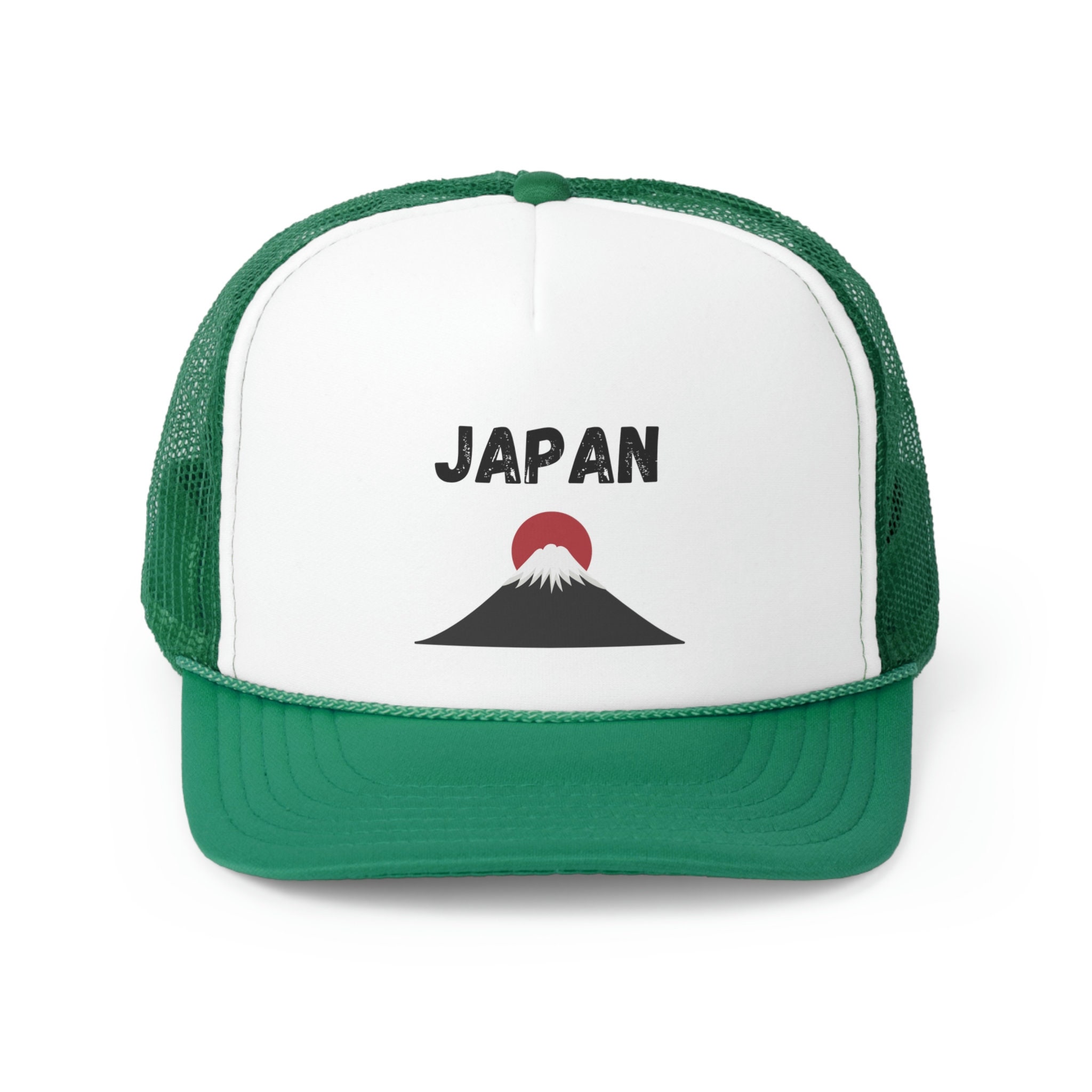 Japan Flag Mt Fuji Hat Custom Trucker Dad Hat Vintage Retro - Etsy