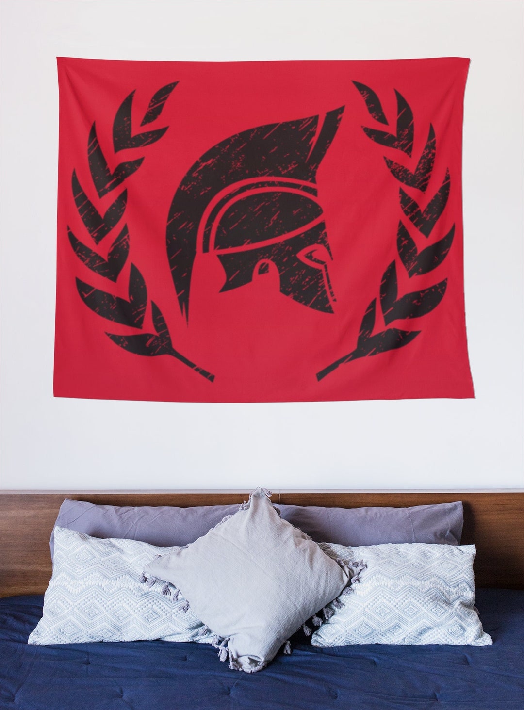 Red Ancient Rome Tapestry, Roman Soldier Tapestry, Ancient Rome Flag ...