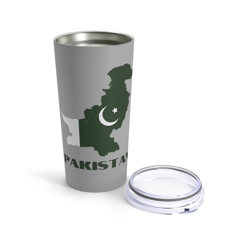 Map of Pakistan Tumbler 20 Oz, Pakistani Flag Tumbler, Pakistan Travel ...