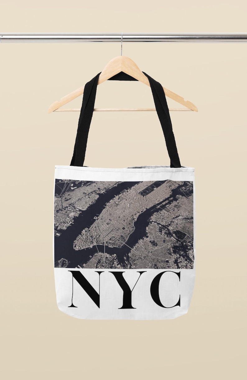NYC City Skyline Tote Bag, New York City Tote Bag, NYC Travel Bag, New ...