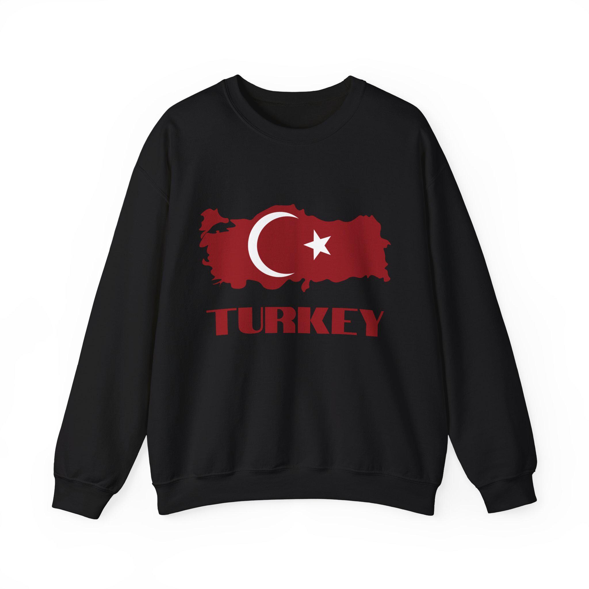 Turkey Flag Sweatshirt, Map of Turkey Sweatshirt, Cute Turkey Shirt ...