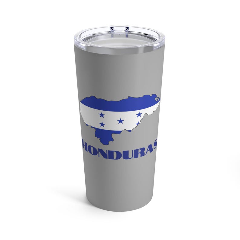 Map of Honduras Tumbler 20 Oz, Honduran Flag Tumbler, Honduras Travel ...