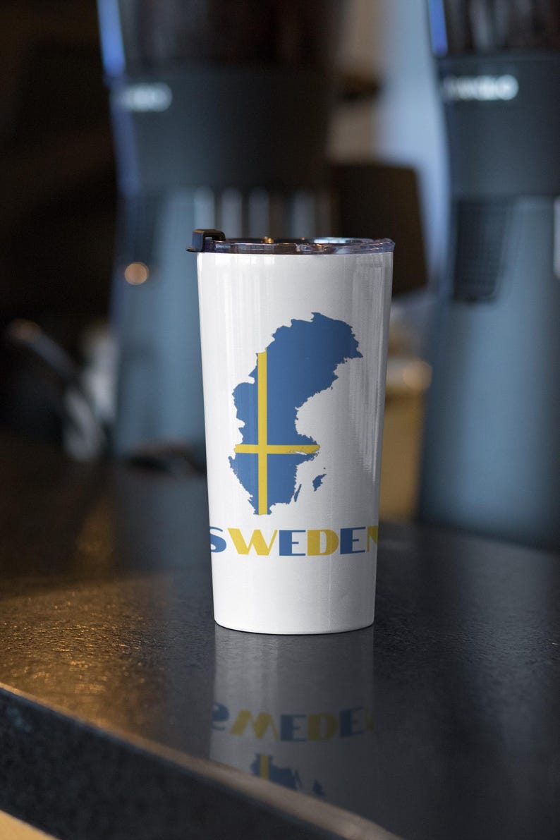 Sweden Flag Tumbler 20oz, Sweden Map Travel Mug, Swedish Gift - Etsy