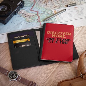 Travel Adventure Red Custom Passport Holder, Passport Cover, Passport ...