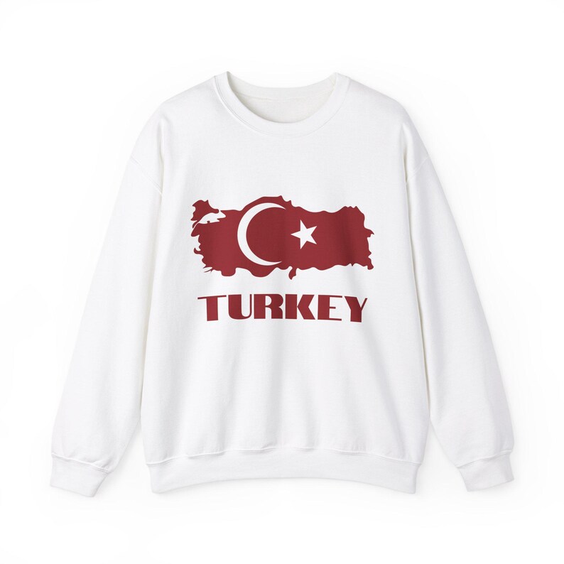 Turkey Flag Sweatshirt, Map of Turkey Sweatshirt, Cute Turkey Shirt ...
