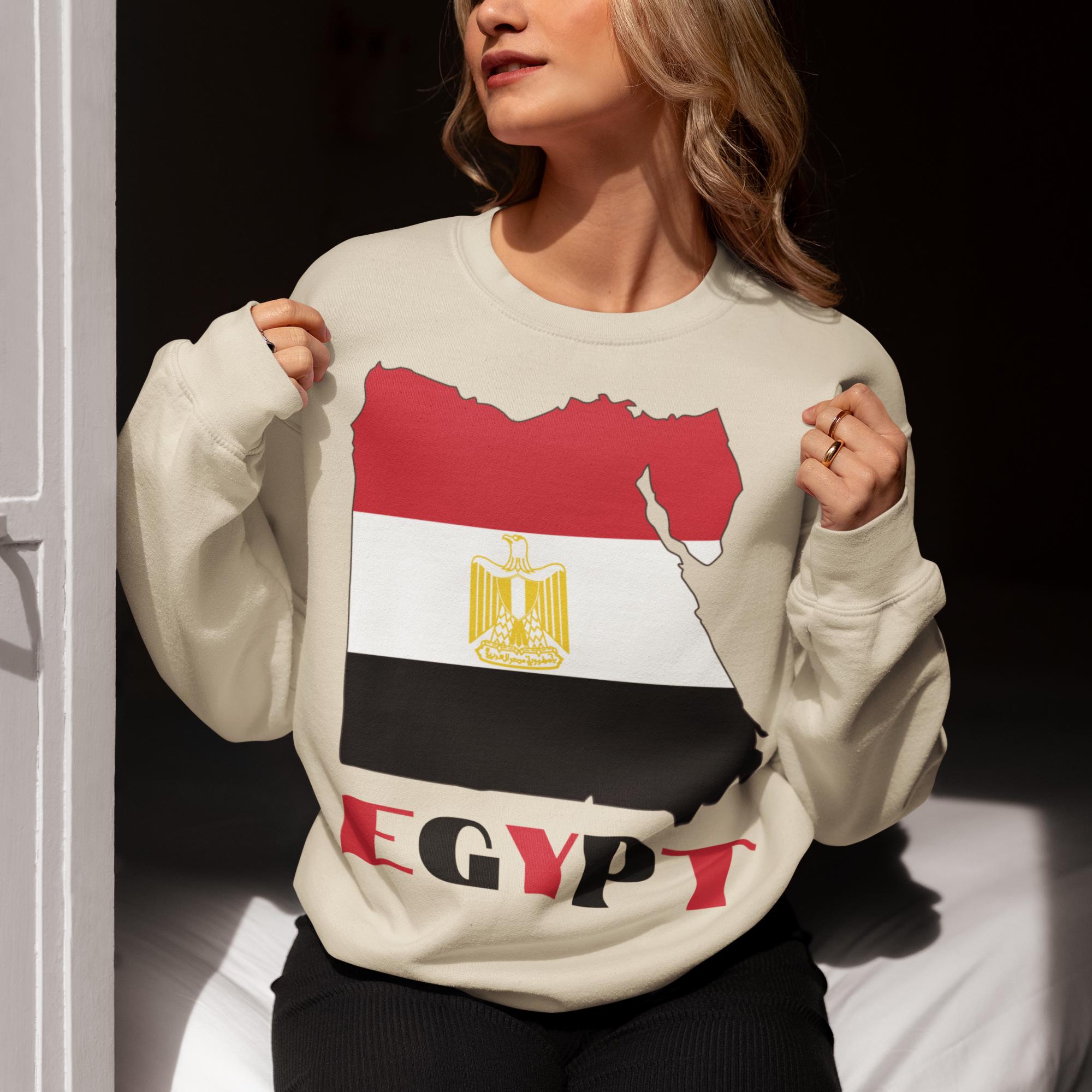 Egypt Flag Sweatshirt, Map of Egypt Sweatshirt, Cute Egypt Shirt ...