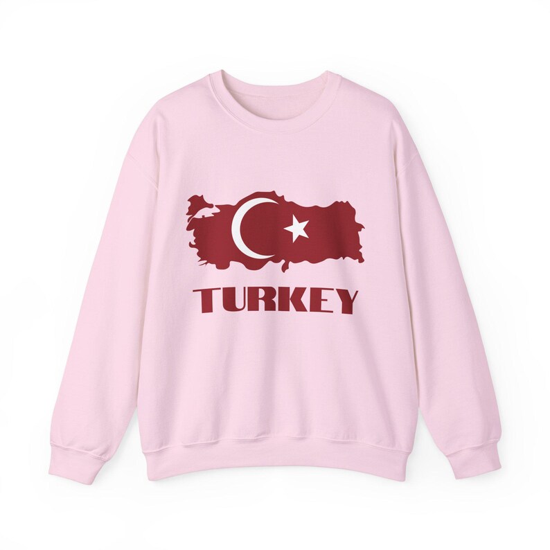 Turkey Flag Sweatshirt, Map of Turkey Sweatshirt, Cute Turkey Shirt ...