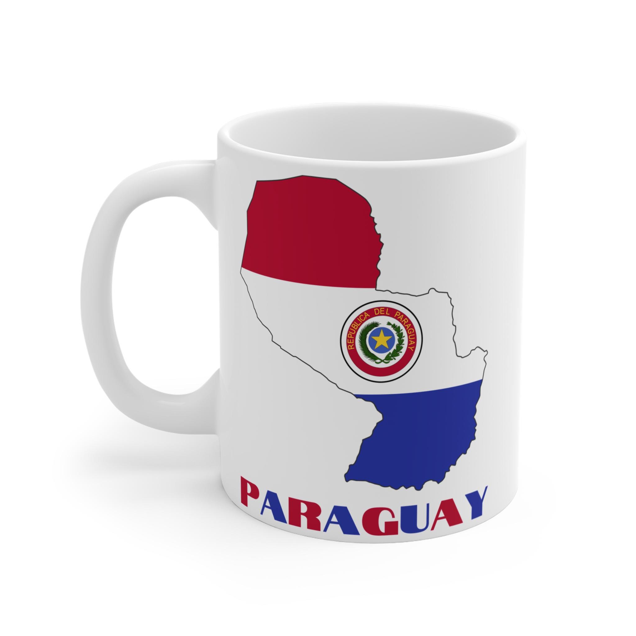 Paraguay Coffee Mug, Paraguay Flag Map Mug, Paraguayan Gift - Etsy