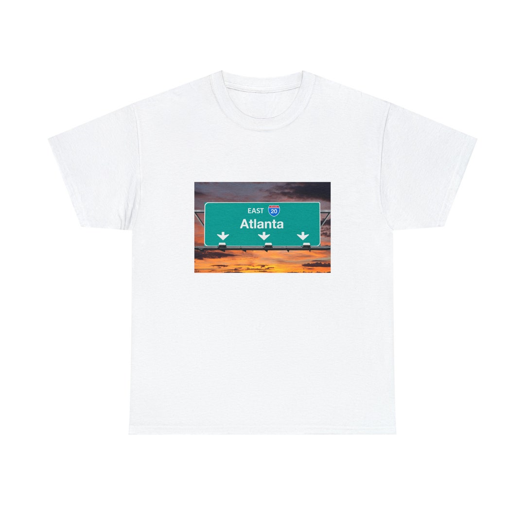 Atlanta Interstate Sign T Shirt, ATL Graphic Tee, Atlanta City Pride ...