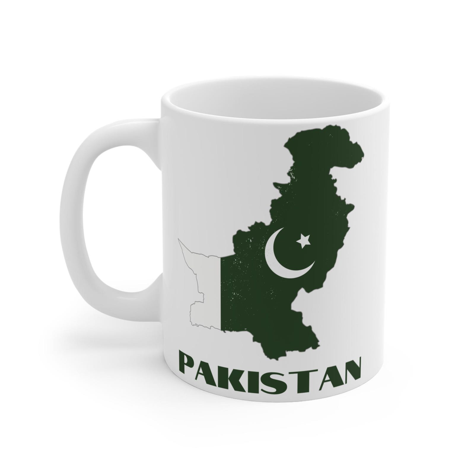 Pakistan Flag Mug, Map of Pakistan Mug, Pakistani Flag Mug, Pakistan ...