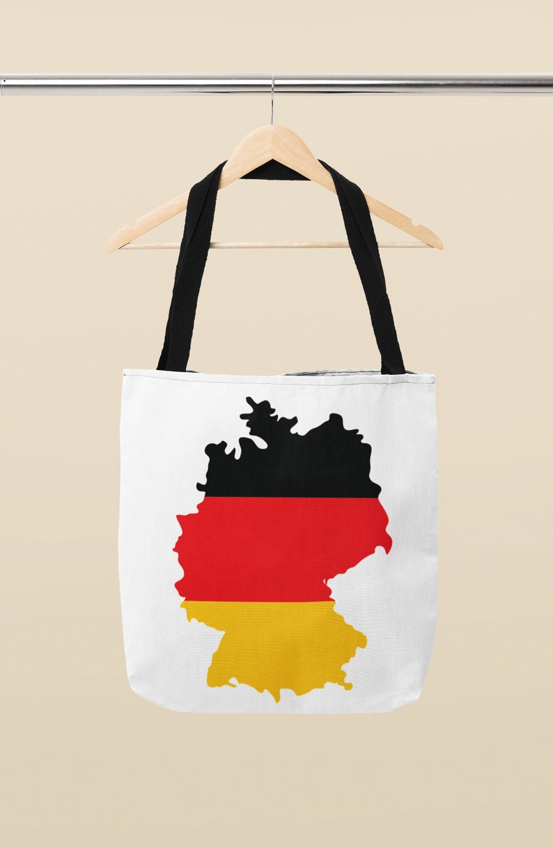 Germany Flag Map Tote Bag, Germany Travel Bag, German Grocery Bag - Etsy