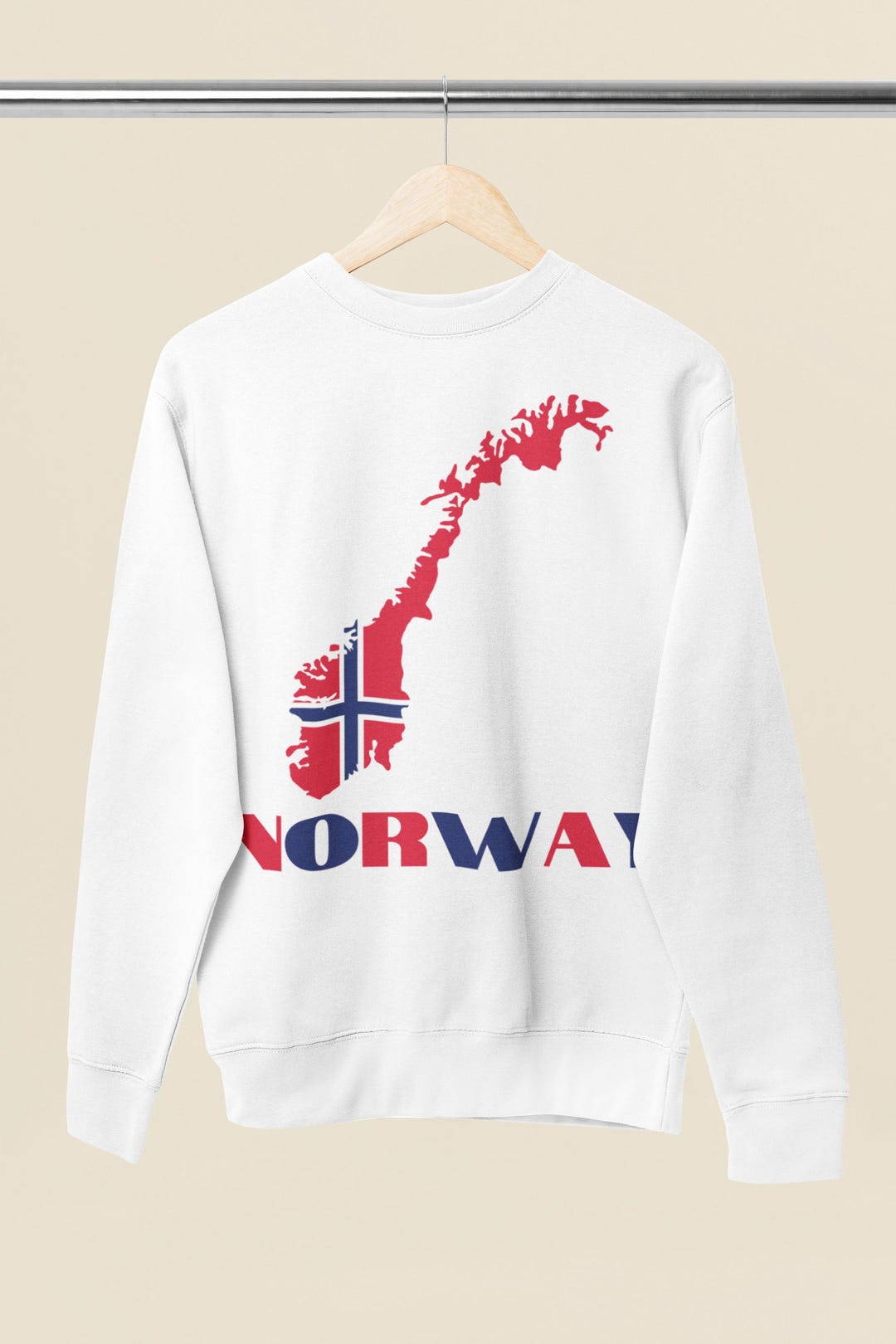 Norwegian Flag Map of Norway Sweatshirt, Norway Flag Sweatshirt, Cute ...