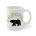 California Bear Coffee Mug, Cali Flag Bear Mug, California Nature Lover ...