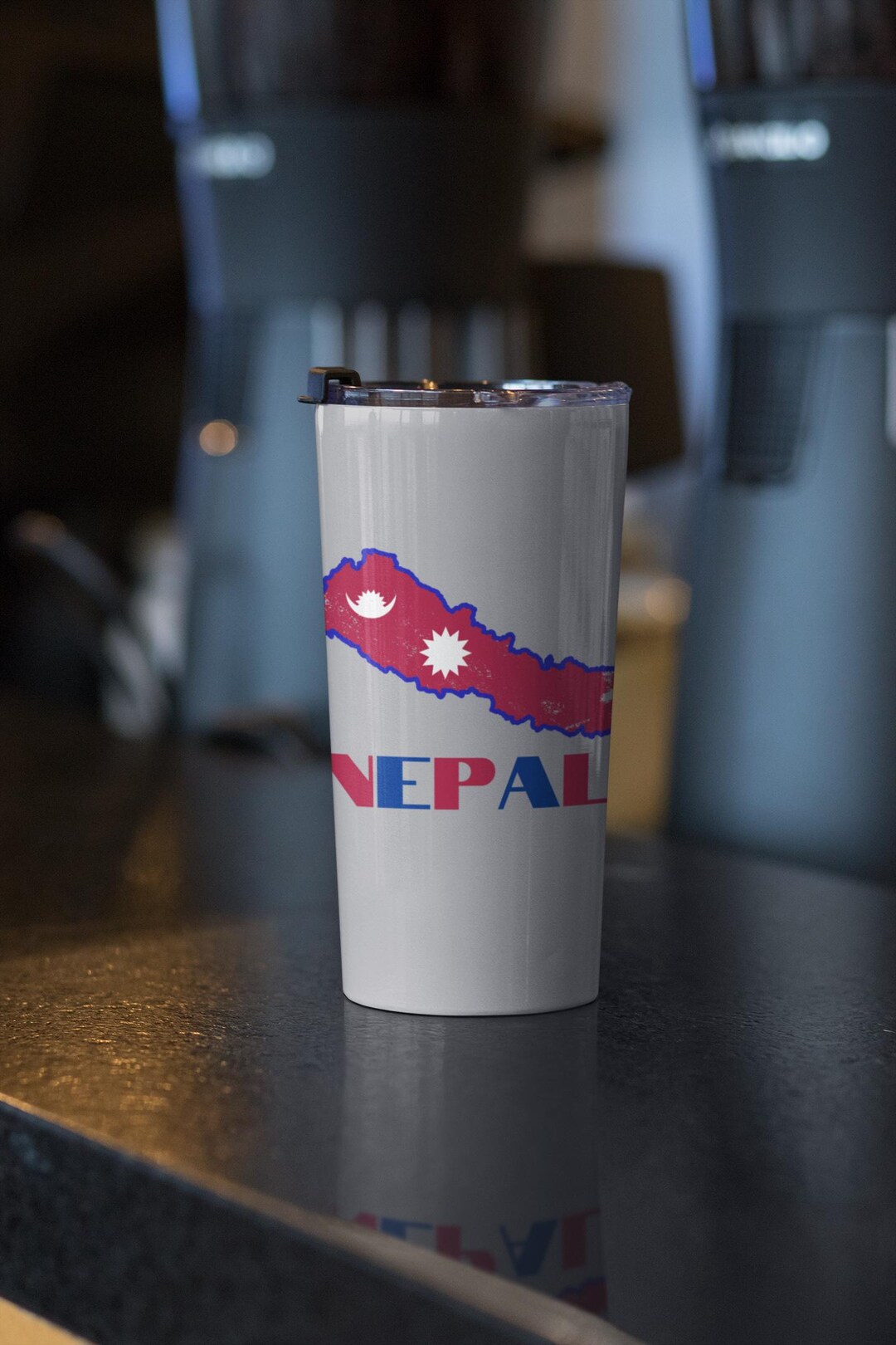 Buy Map of Nepal Tumbler 20 Oz, Nepali Flag Tumbler, Nepal Travel Mug ...