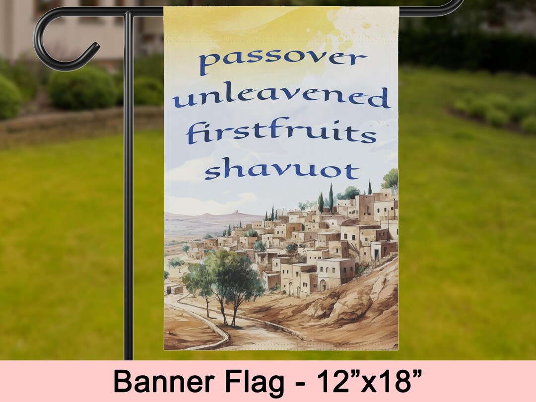 Spring Feast Flag, Passover Banner, Passover Decoration, Passover Sign ...