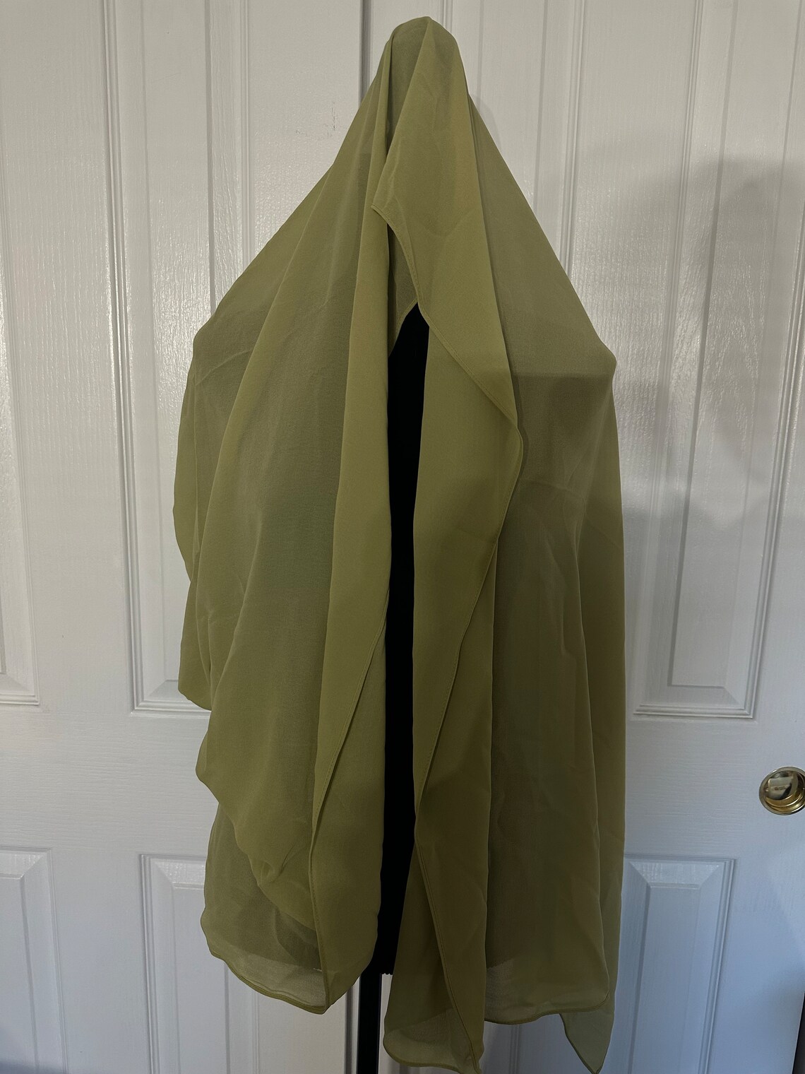 Olive Green Georgette Hijab Scarf Wrap Gift - Etsy