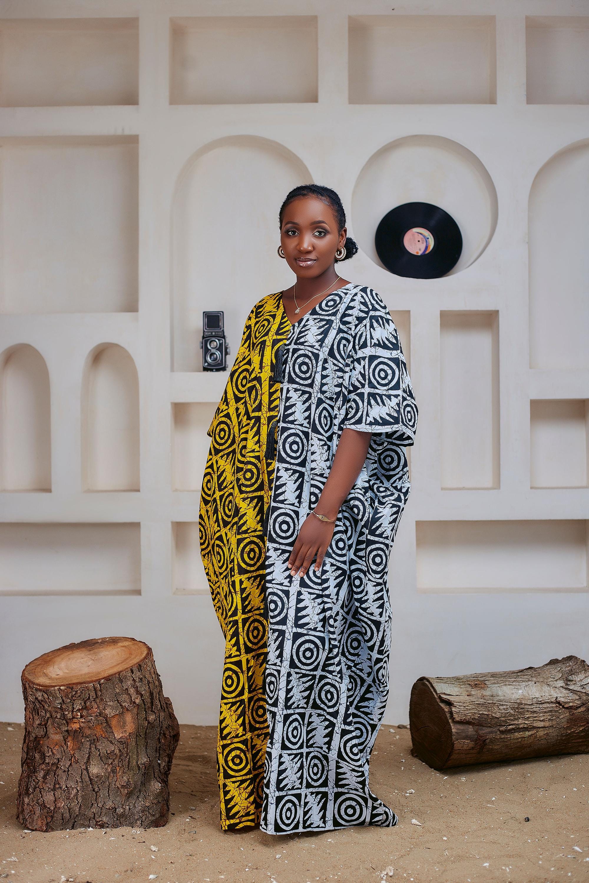 SIMI DRESS| Tasseled Dress| Ready-to-wear Nigerian Dress| Ankara Print ...