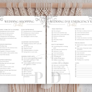 Wedding Planning Checklist Canva Template, Editable Wedding Checklists ...