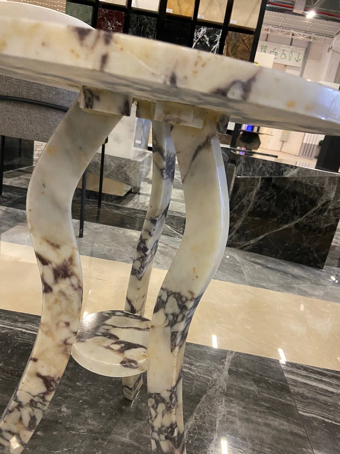 Calacatta Viola Marble Coffe Table, Marble Side Table, Custom Order ...