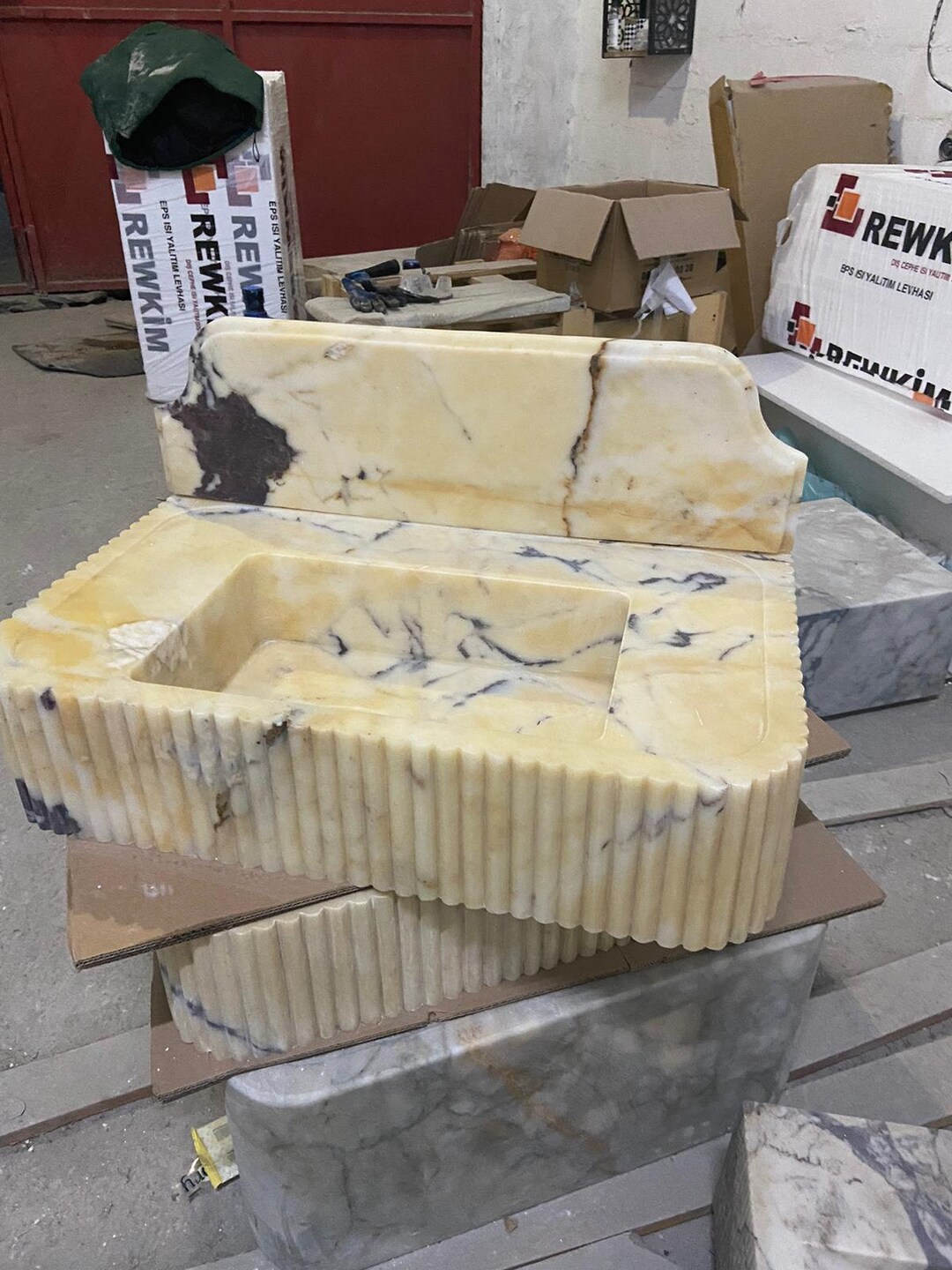 Custom Order Calacatta Violet Marble Sink, Custom Order Marble Sink ...