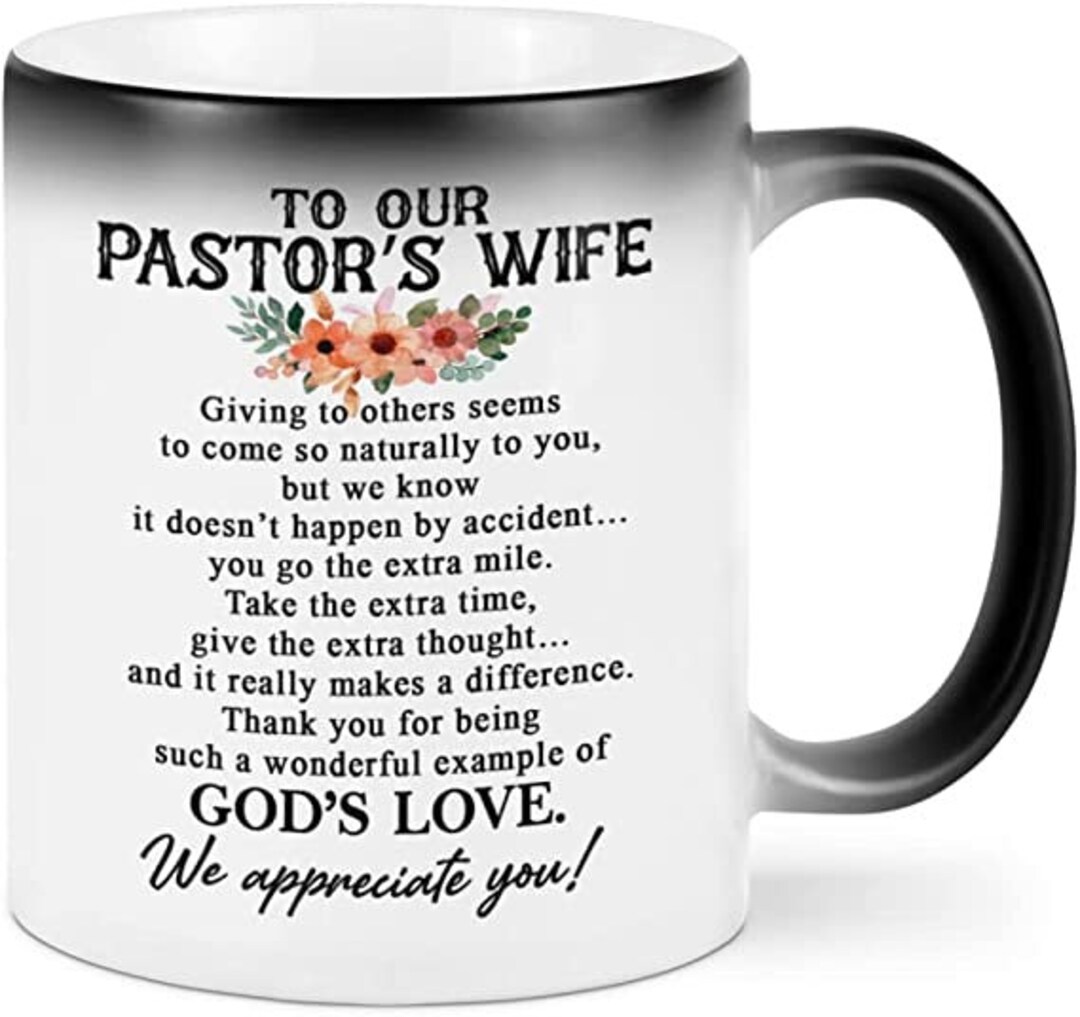 Personalized Pastors Wife Appreciation Mug Tumbler T For Pastors