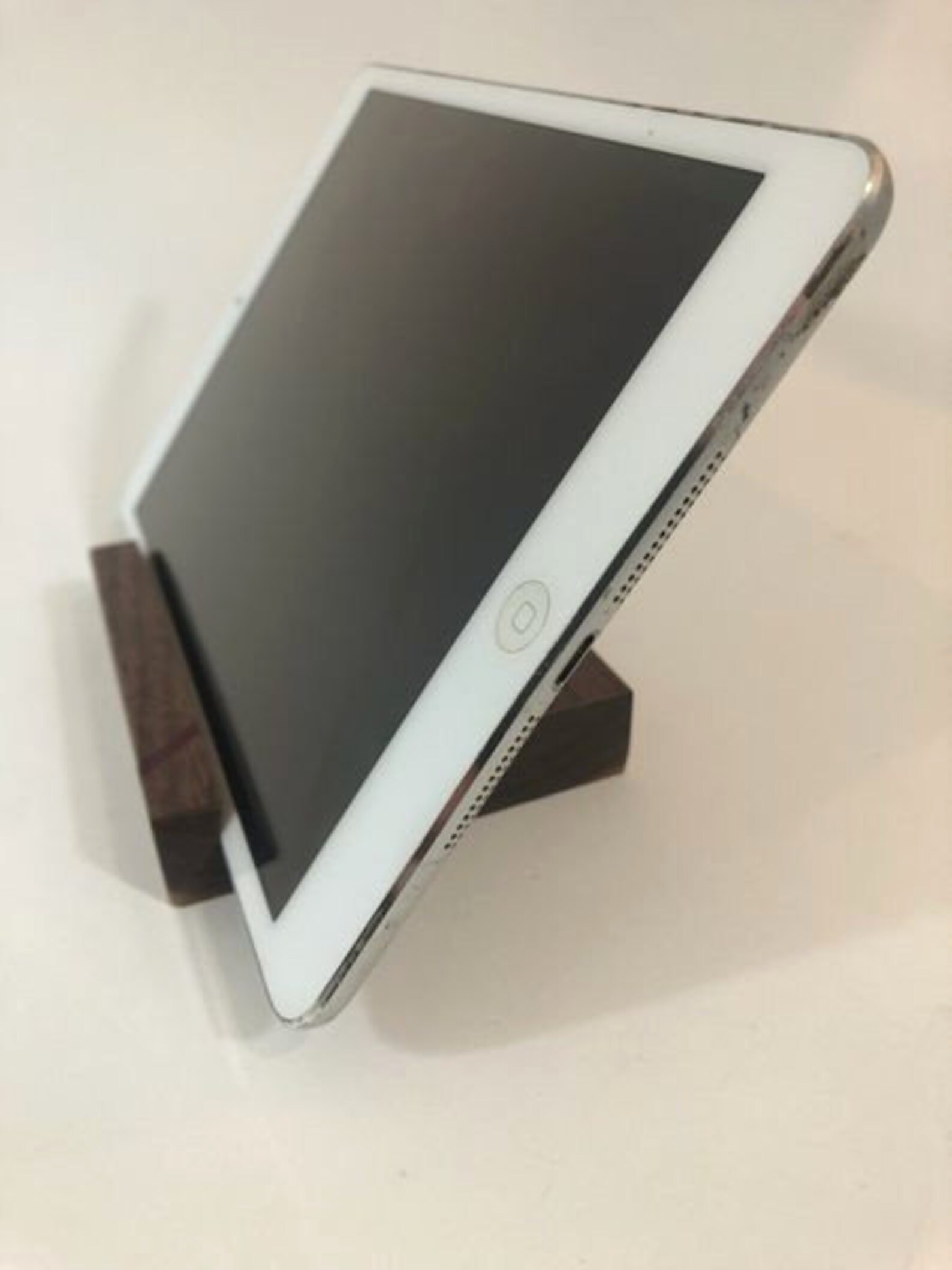 Phone & Tablet Stand - Rustic Walnut and Bloodwood Inlay - Etsy