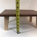 Mini Desk/ Tiny Table / Laptop Stand -- Light Walnut and Maple Wood ...