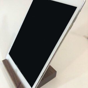 Phone & Tablet Stand - Rustic Walnut and Bloodwood Inlay - Etsy