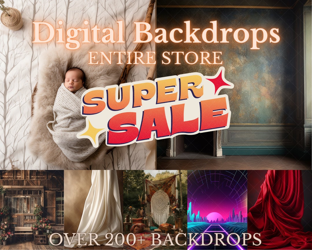 Entire Store Super Sale, Fine Arts Digital Backdrop Overlays, Rustic ...