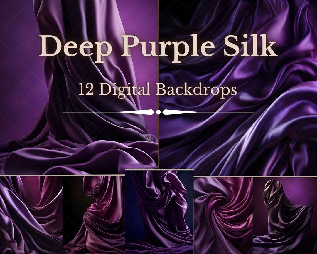 Deep Purple Silk Digital Backdrops, Maternity Boudoir Digital Backdrop ...
