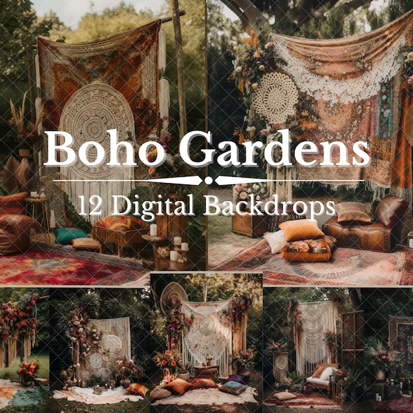 Boho Backdrop - Etsy