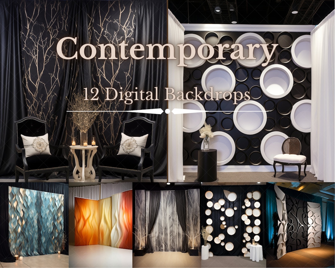 Contemporary Minimal Digital Backdrops, Maternity Boudoir Digital ...