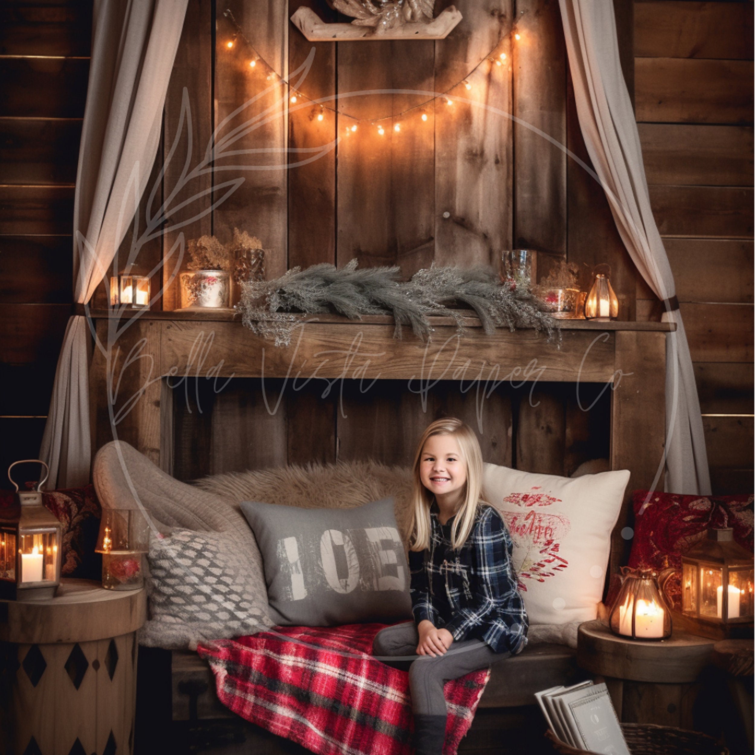 20 Cozy Barn Digital Backdrops, Farmhouse Digital Backdrop Overlays ...