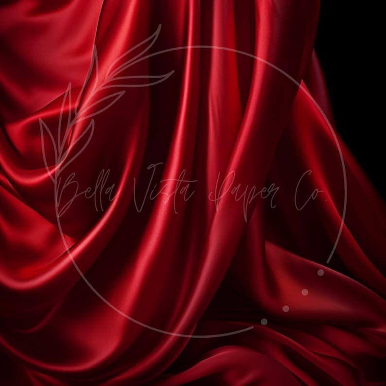 Romantic Red Silk Digital Backdrops, Maternity Boudoir Digital Backdrop ...