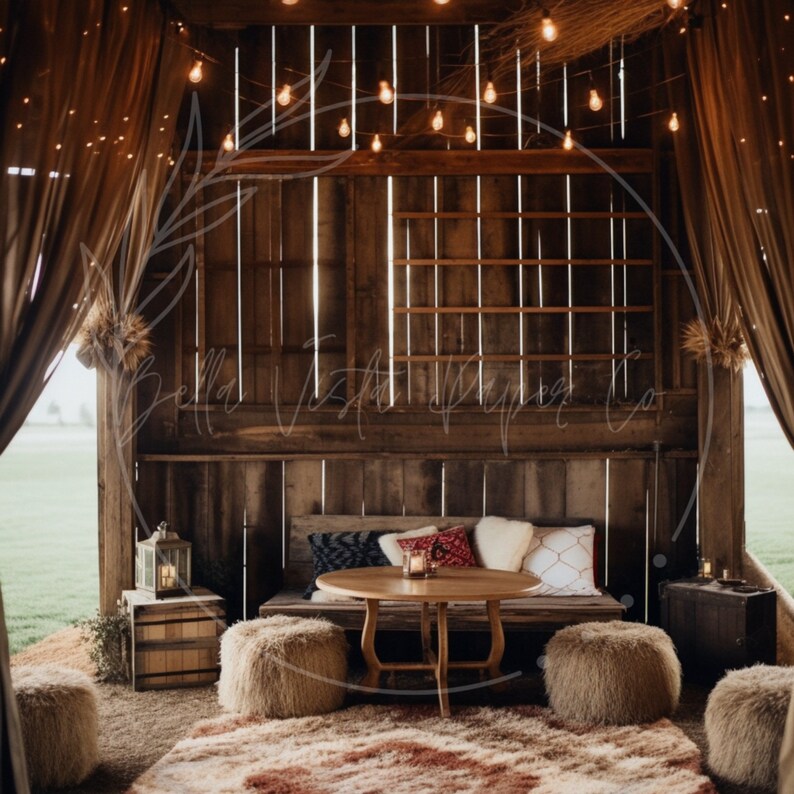 20 Cozy Barn Digital Backdrops, Farmhouse Digital Backdrop Overlays ...