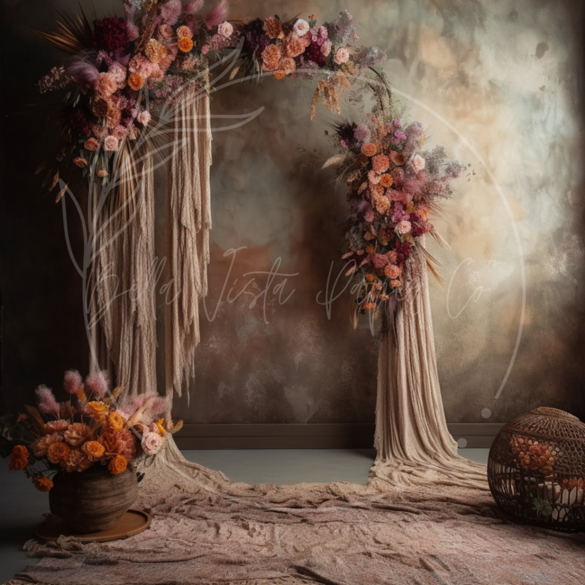 Bold Boho Arches - 12 Digital Backdrops, Maternity Boudoir Digital ...