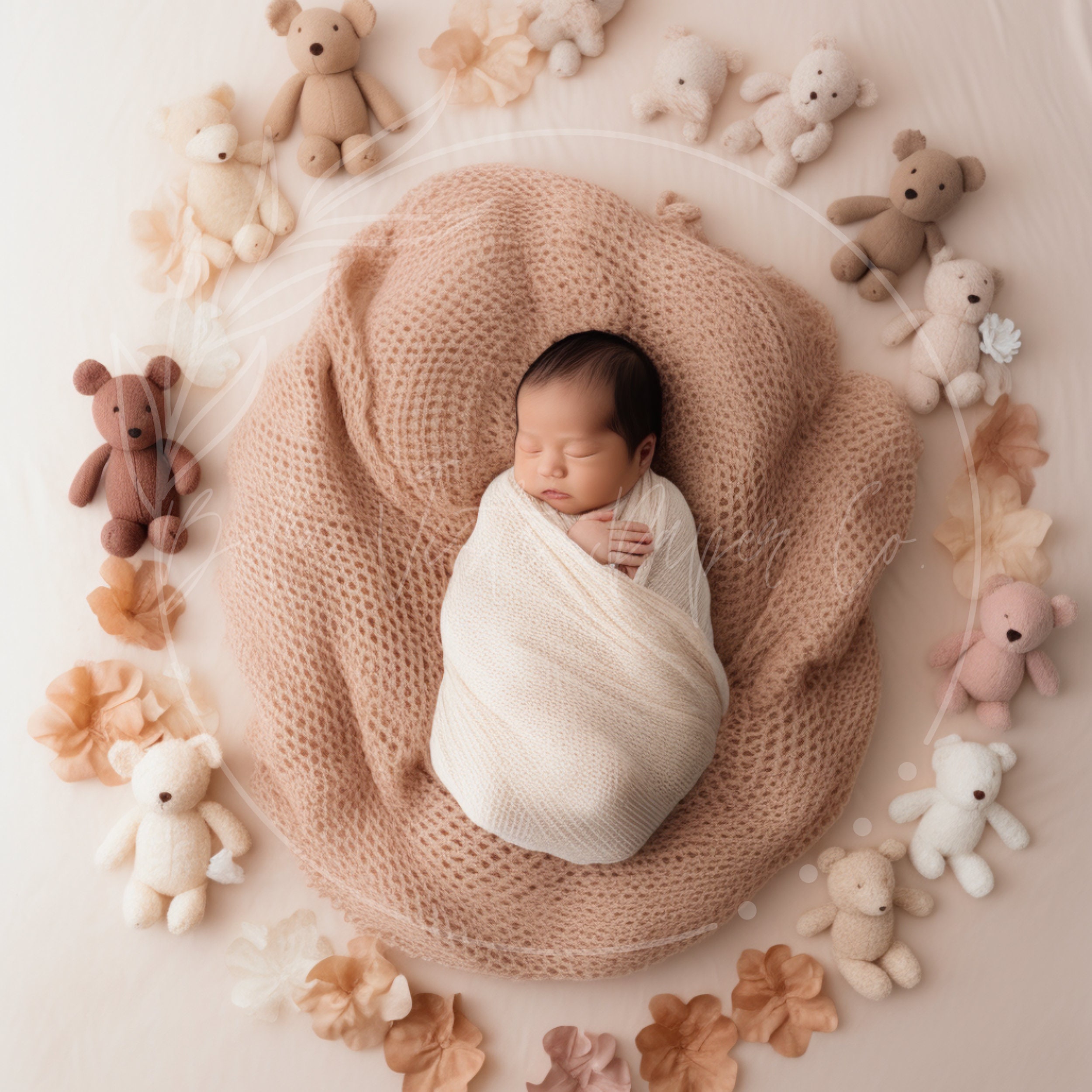 Newborn Face Insert, Digital Backdrop, Face Hole, Digital Background ...