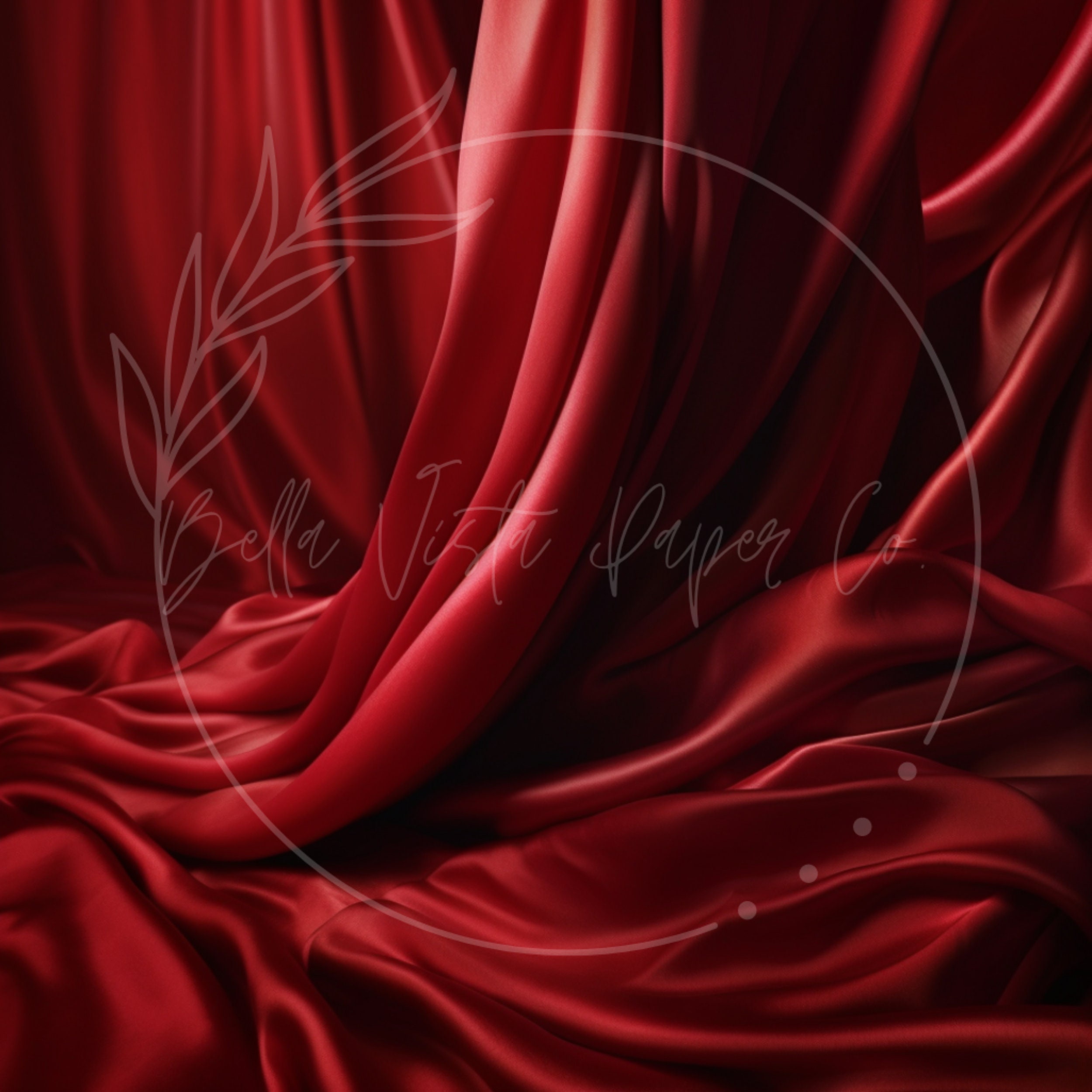Romantic Red Silk Digital Backdrops, Maternity Boudoir Digital Backdrop ...