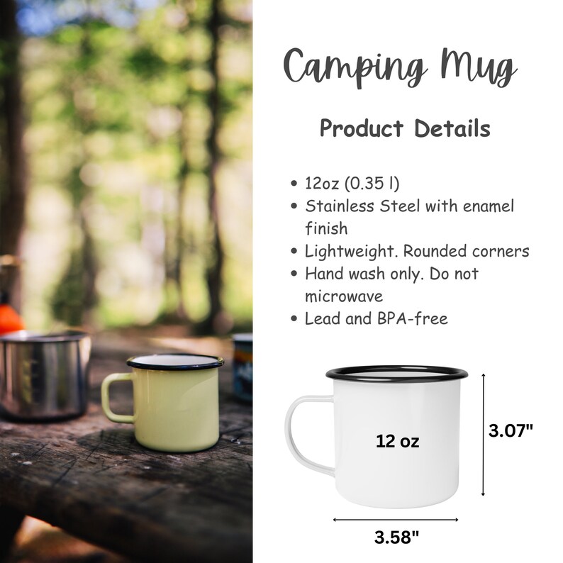 Bible Verse Camping Mug Philippians 4:6, Scripture Coffee Cup ...