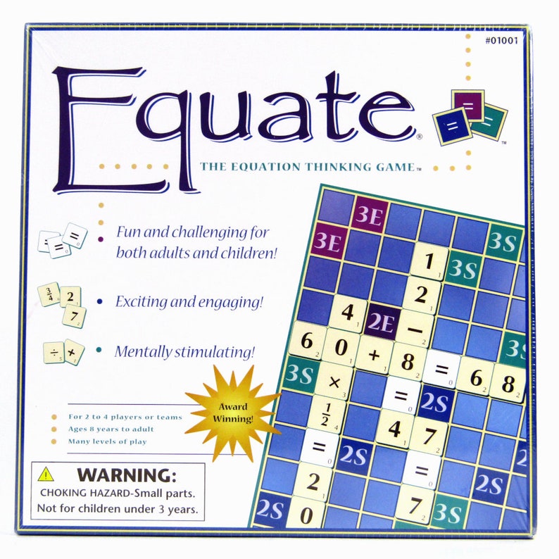 Equate. the Equation Thinking Game. Factory Sealed From 1996 - Etsy