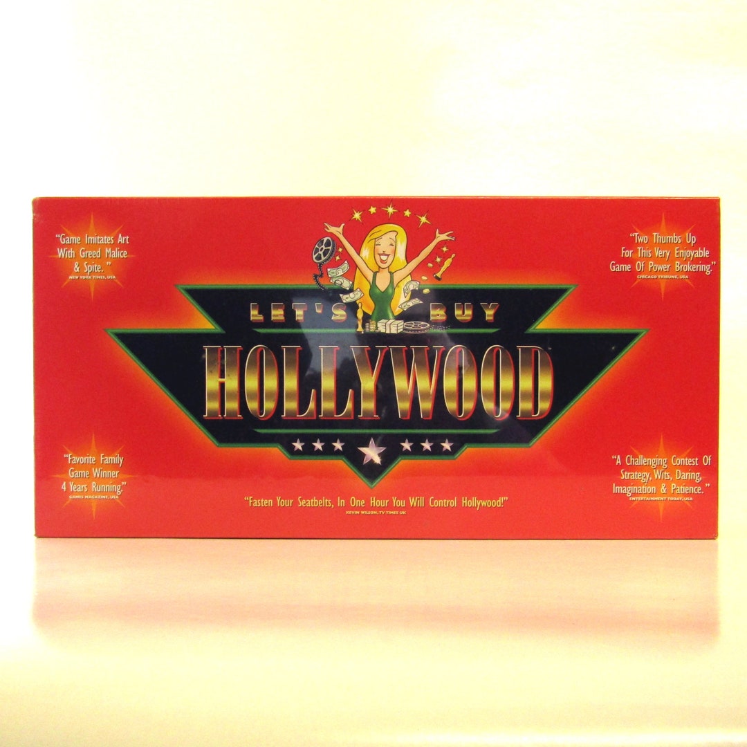 Let's Buy Hollywood Vintage Board Game - Etsy
