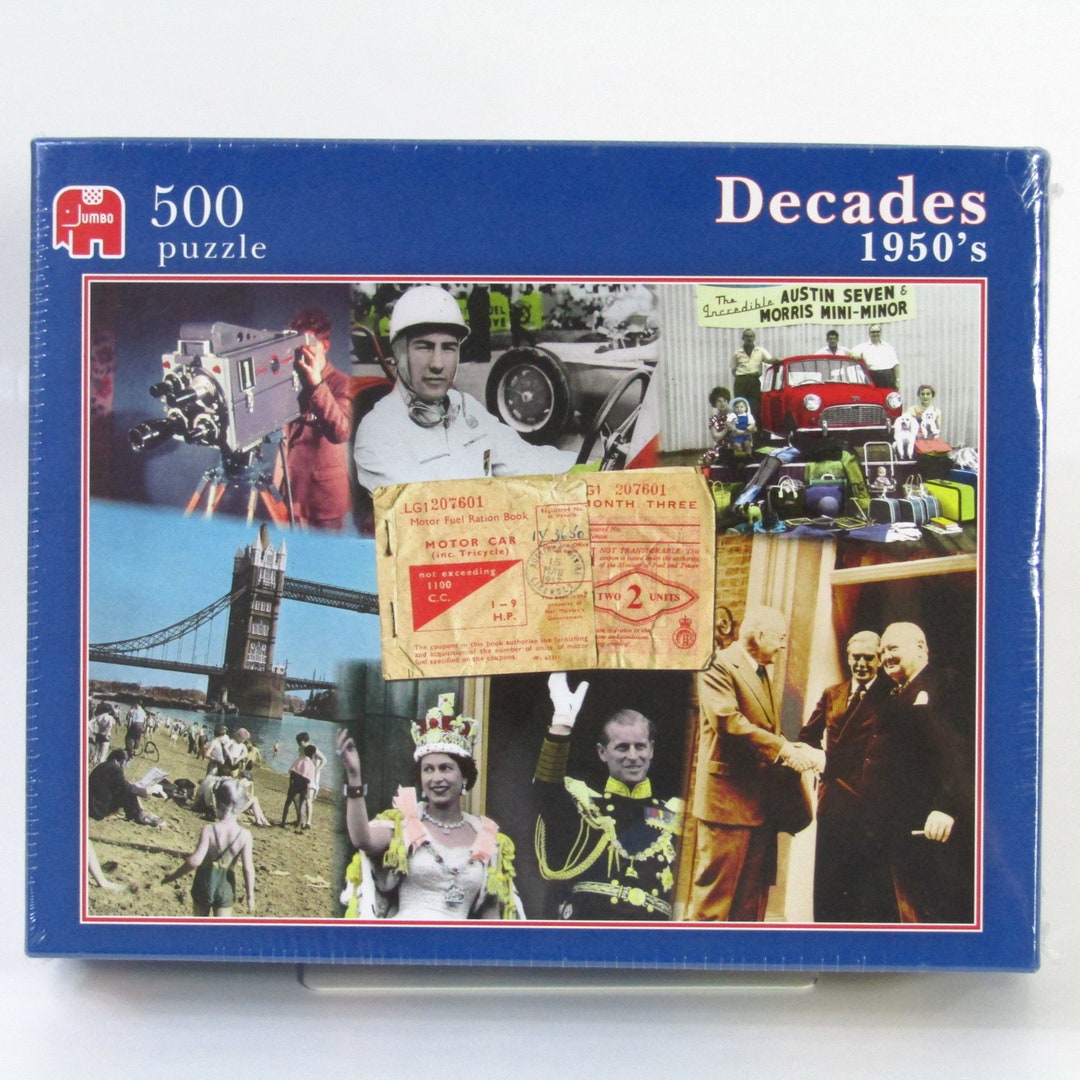 Decades 1950s 500 Piece Jigsaw Puzzle. Factory Sealed - Etsy