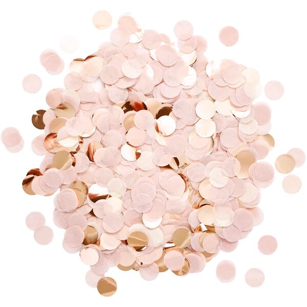 Rose Gold Confetti - Etsy