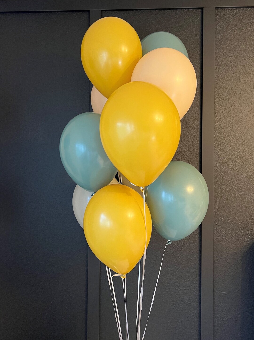 Balloon Bouquet, 11 Neutral Boho Balloons, Bridal Shower, Baby Shower ...