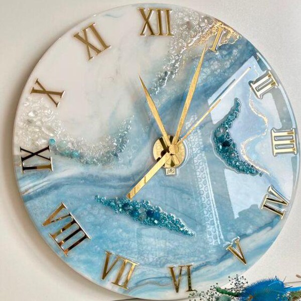 Resin Clock - Etsy